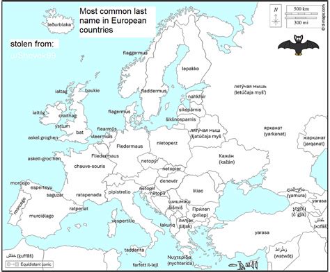 Most Common Last Name In Europe And Vicinity Rmapporncirclejerk