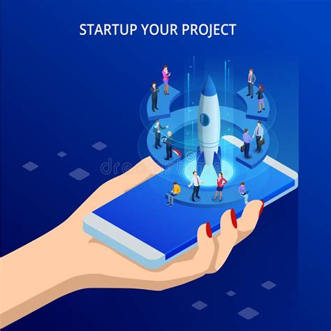 Isometric Web Banner Data Analisis And Statistics Concept Vector