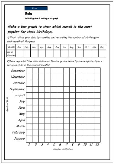Collecting Data And Making A Bar Graph Studyladder Interactive Learning Games