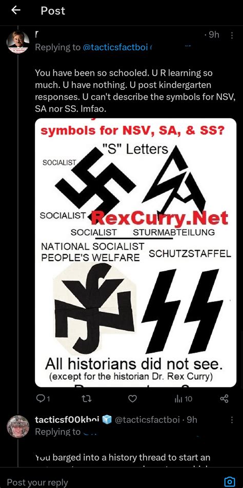 Cw Tw Nazi Iconography Rant By Some Facebook Conspiracy Theorist