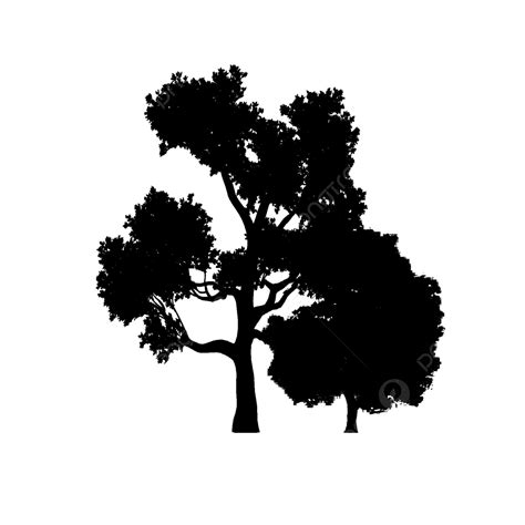 Whimsical Tree Silhouette Whimsical Tree Silhouette