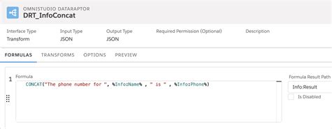 Formula Vlocity Data Raptor Concat Function Issue Salesforce