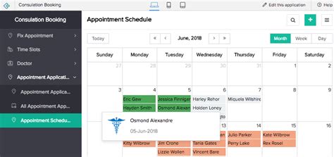 Understand Quick View Layouts In Calendar Report Manageengine Appcreator Help