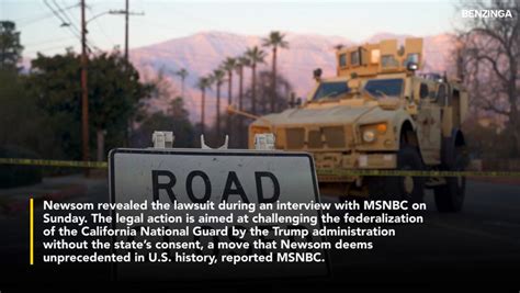 Gavin Newsom To Sue Trump Administration Over National Guard Deployment