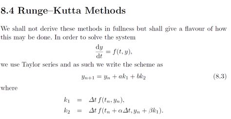 ordinary differential equations runge kutta method using taylor
