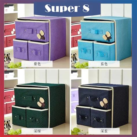 Go Super8 Foldable Storage Box Mini Drawer Organizer Durabox Clothes