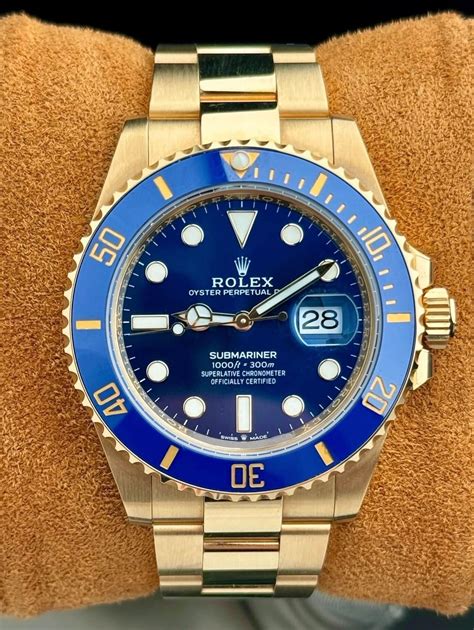 Rolex Submariner Date Bluesy Solid Gold 126618lb 2022 41mm Watch