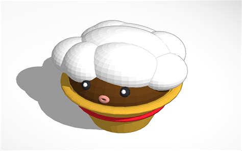 3d Design Big Chocolade Cuppy From Cupcakes And Critters Tinkercad