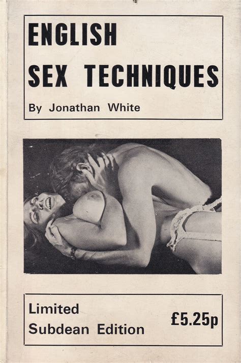 English Sex Techniques By Jonathan White Magazine For Sale