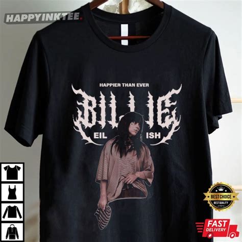Billie Eilish Happier Than Ever Tour 2023 T Shirt