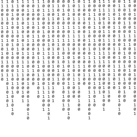 Premium Vector Binary Code Zero One Matrix White Background Abstract Matrix Background Binary