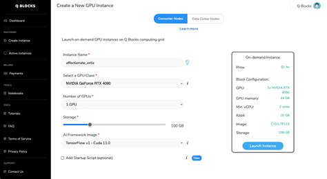 Using Dashboard Ui Q Blocks Documentation