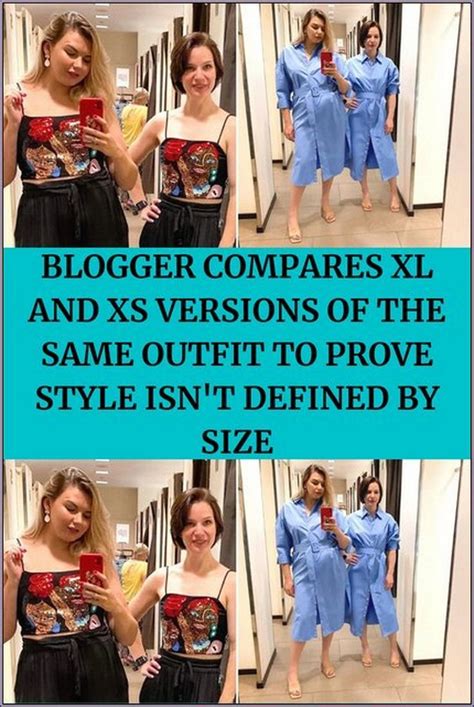 Blogger Compares Xl And Xs Versions Of The Same Outfit To Prove Style Isn T Defined By Size