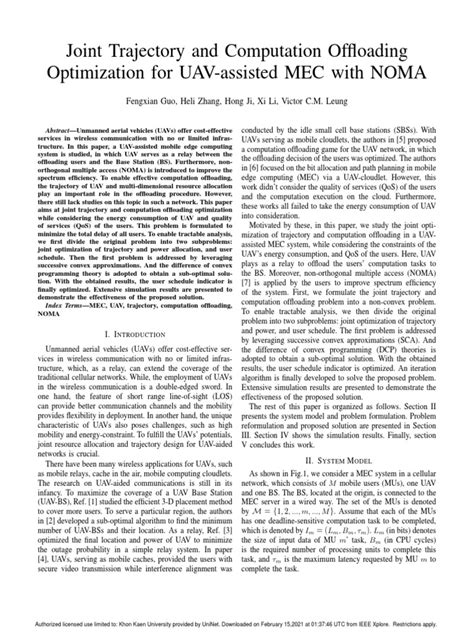 Joint Trajectory And Computation Offloading Optimization For Uav