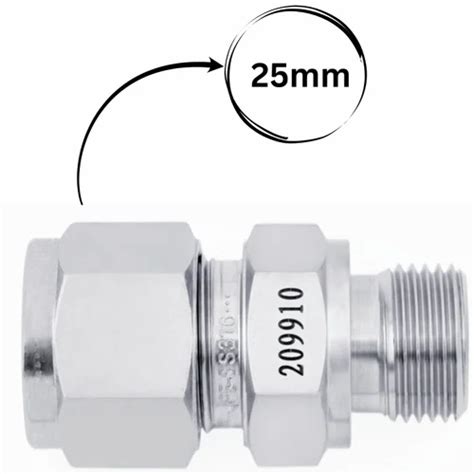 Ss 25mm O Parallel G Thread Male Connector For Tube Fitting At Best