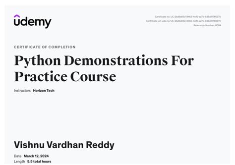 Udemy Kakarla Vishnu Vardhan Reddy