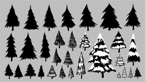 Pine Tree Vector Art Icons And Graphics For Free Download