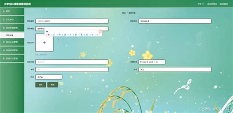 Springboot大学生科技项目管理系统0zzjj（程序源码数据库调试部署开发环境） Csdn博客