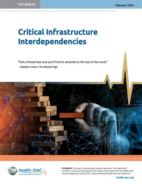 Health Isac Critical Infrastructure Interdependencies White Paper Health Isac Health
