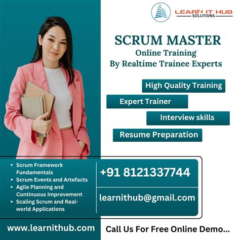 Learn It Hub On Linkedin Scrummaster Scrummastertraining Scrummastercertification…
