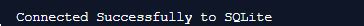 Python SQLite Create Database Creating Argument In New Database