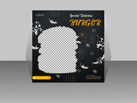 Modelo De Postagem De Mídia Social De Restaurante De Fast Food Pizza