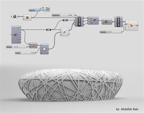 Beijing National Stadium Grasshopper Model