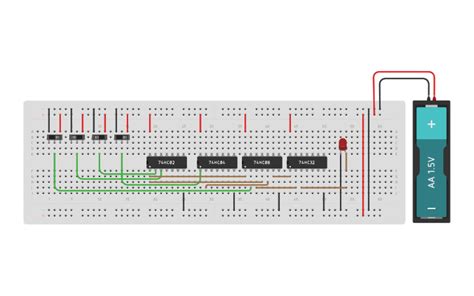Circuit Design Activity 5 Combinational Logic Tinkercad