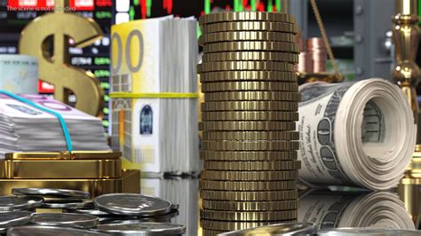 황금 동전 더미1 3d 모델 19 Max 3ds Blend C4d Fbx Ma Lxo Obj Free3d