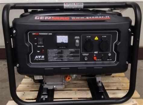 GRUPPO ELETTROGENO GENMAC G4000 - Agricola Ricambi SNC