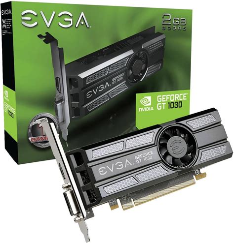 Evga Geforce Gt 1030 Sc 2gb Gddr5 Low Profile Graphic Card 02g P4 6333 Kr Black Uk