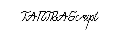 TANTRA Script Font FFonts Net