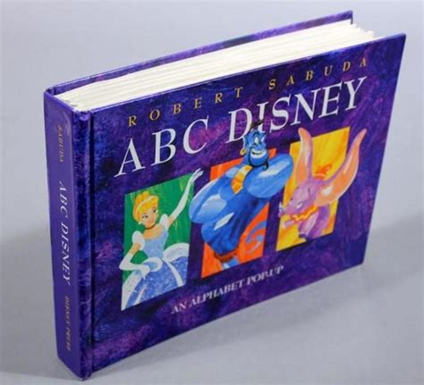 Robert Sabuda Abc Disney An Alphabet Pop Up 1998 First 1st Edition