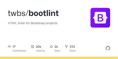 Github Twbsbootlint Html Linter For Bootstrap Projects
