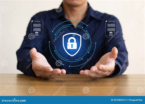 Concepts Of Personal Data Protection Identity Security And Encryption Secure Internet Access