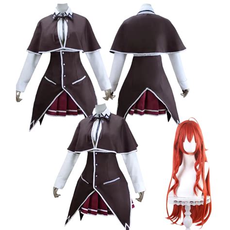 Anime High School Dxd Rias Gremory Cosplay Costume Wig Ruin Princess