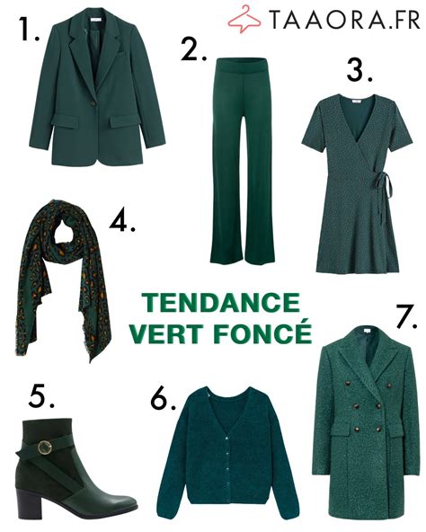 Tendance automne hiver 2022 2023 le vert foncé Taaora Blog Mode