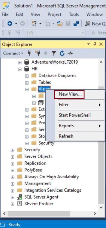 Sql Server Views