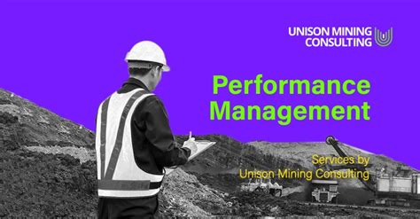 Unison Mining Consulting Pte Ltd On Linkedin Performancemanagement In The Miningindustry Is