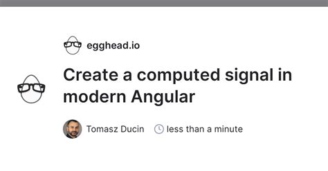 Create A Computed Signal In Modern Angular