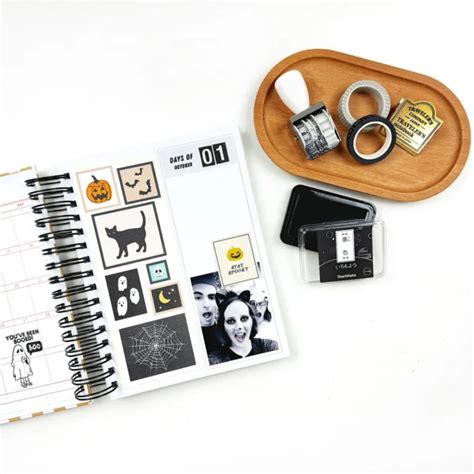 Yearly Project Scrapbook Notebook 2025 Spiral Journal For Mini Scrapbooking Projects And Daily