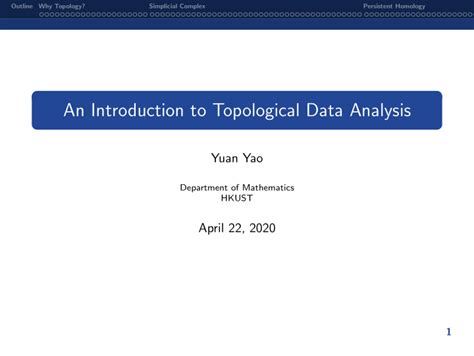 Ppt An Introduction To Topological Data Analysis Yuan Yao Department Of Powerpoint
