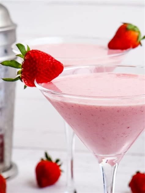 Strawberry Shortcake Martini Delightful E Made