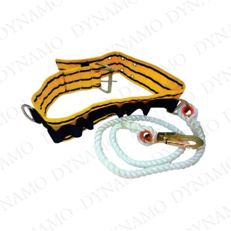 Cinturón De Posicionamiento De Nylon Doble Seguro Dynamo Chalecos