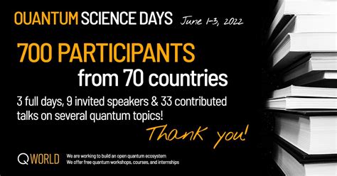 Qworld On Linkedin Qworld Quantum Science Days