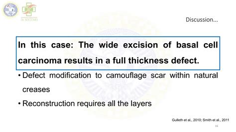 Case Report Nasolabial Flap Nasal Ala Recons With Reverse Nasolabial Flap Following Excision Of