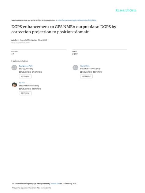 Dgpsenhancementtogpsnmeaoutputdatadgpsbyc Pdf Global