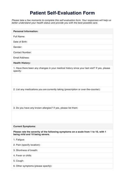 Nursing Self Evaluation Goal Examples Nursing Self Evaluation Examples