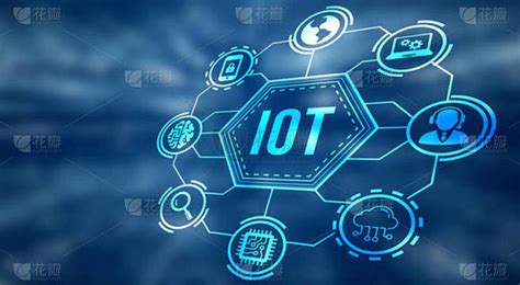 物联网 Iot概念。商人提供iot产品和解决方案。互联网、商业、技术和网络概念