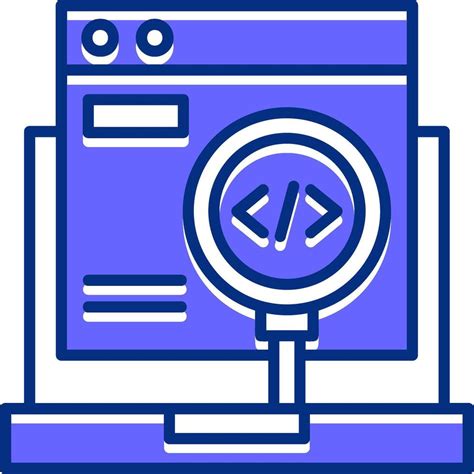 Code Testing Filled Slip Style Icon 53858368 Vector Art At Vecteezy